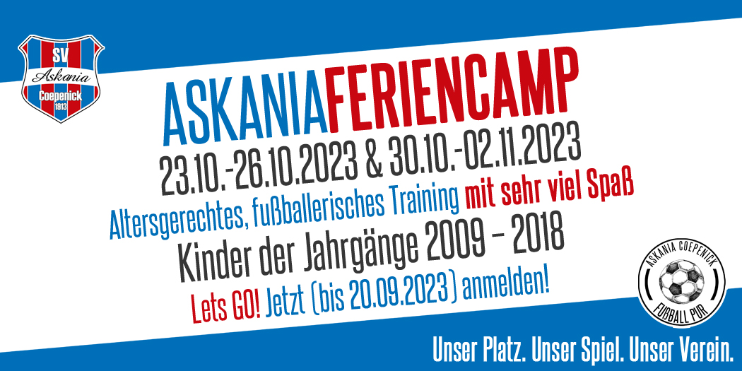 Home • Offizielle Webseite von Askania Coepenick